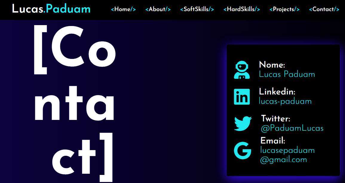 Lucas Paduam Portifolio